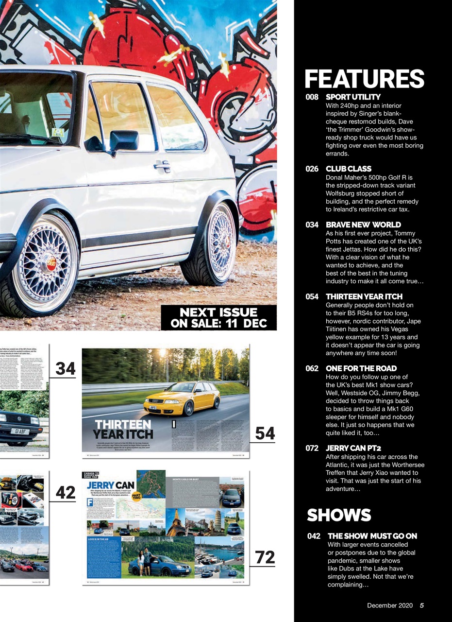 Performance VW Magazine - December 2020 Subscriptions | Pocketmags