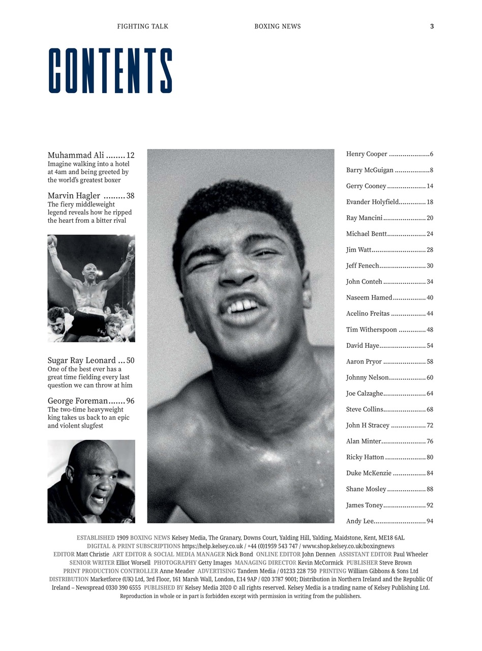 Boxing News Presents Magazine - Issue 2 Back Issue