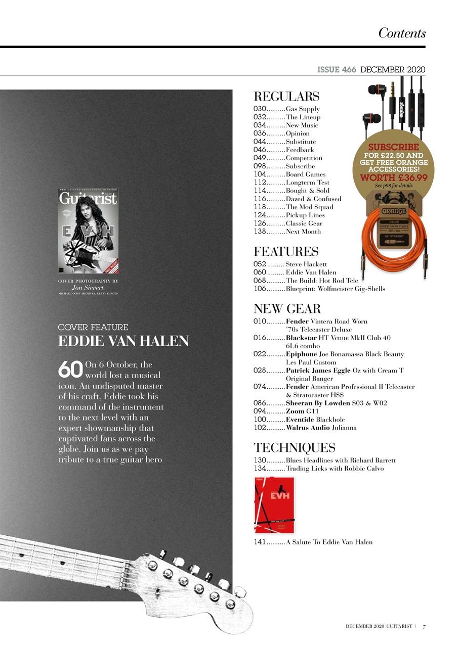 Guitarist Magazine - December 2020 Subscriptions | Pocketmags
