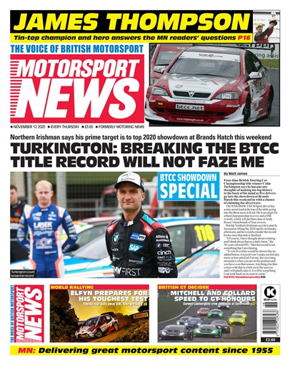 Motorsport News Magazine - 11th November 2020 Back Issue