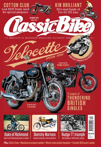 Classic Bike Magazine - Dec 20 Back Issue