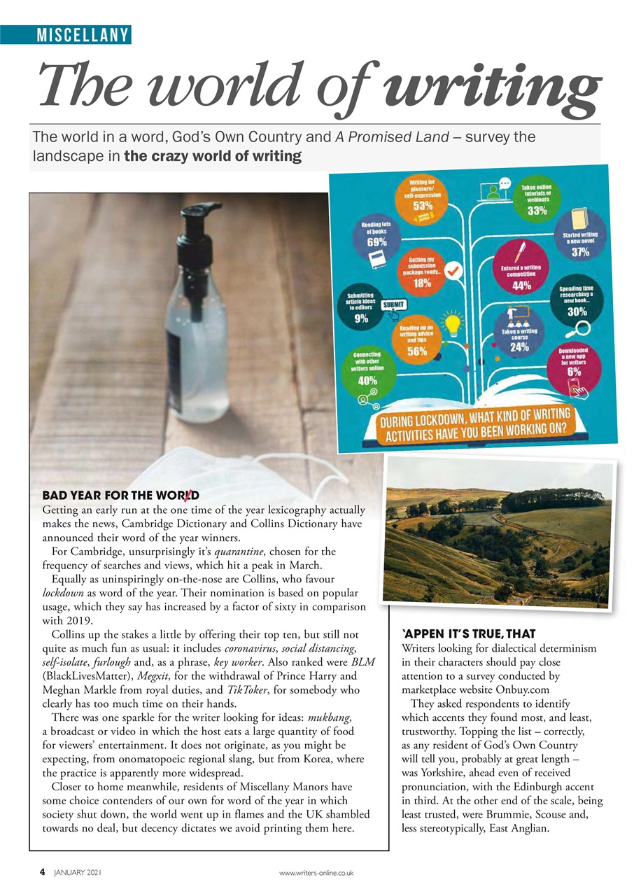 Writing Magazine - January 2021 Back Issue