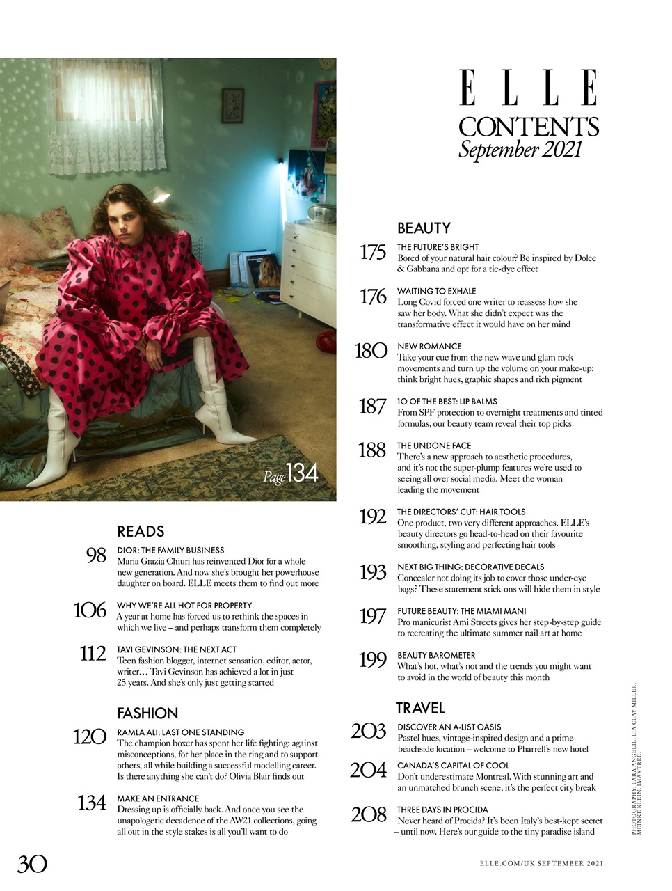 Elle Magazine - Sep 2021 Subscriptions | Pocketmags