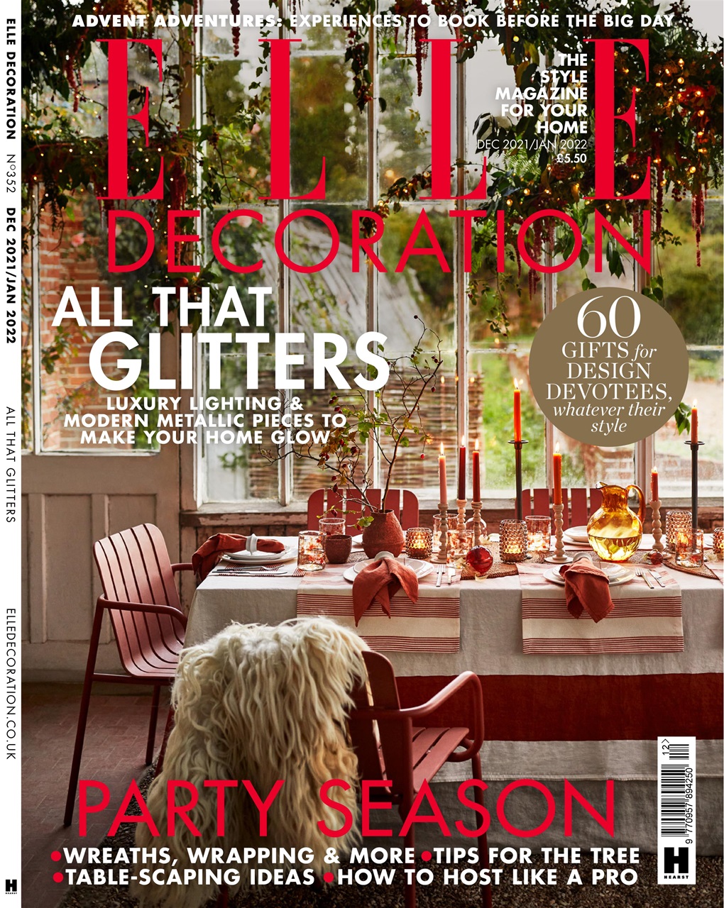 Elle Decoration Magazine - Dec 21/Jan 22 Back Issue