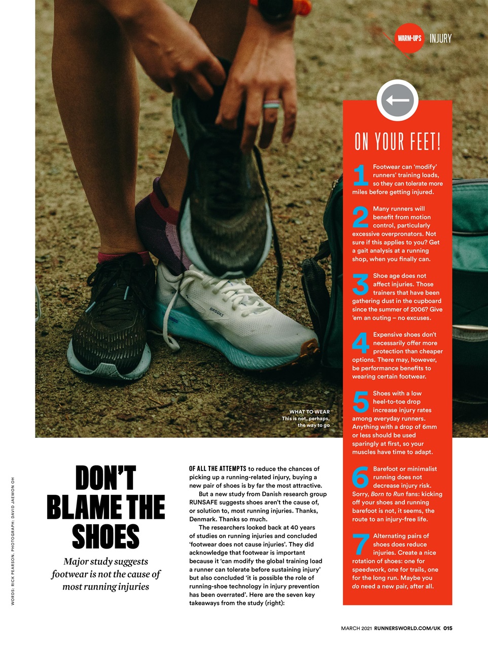 Runner's World Magazine - Mar 2021 Back Issue