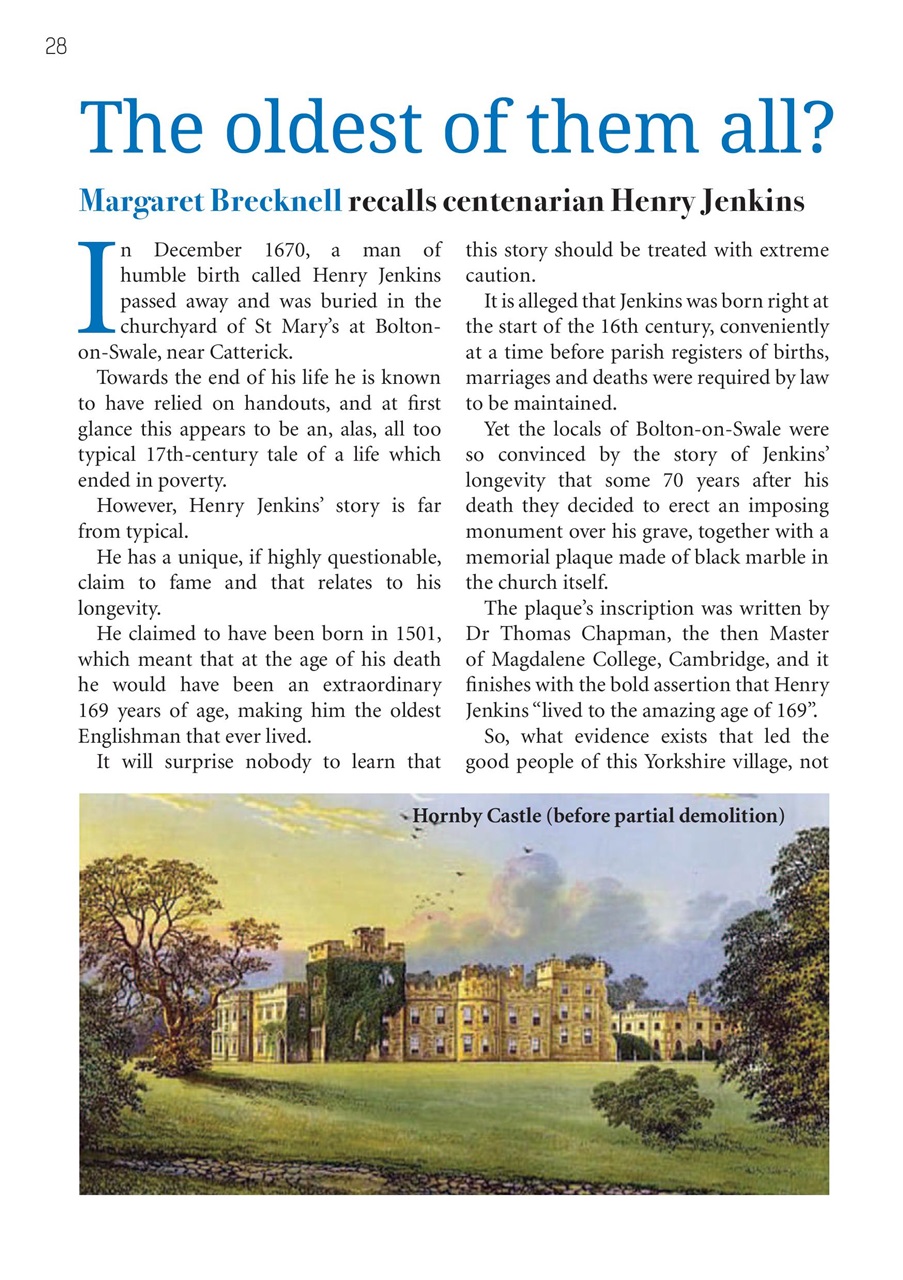 The Yorkshire Dalesman Magazine - December 2020 Back Issue