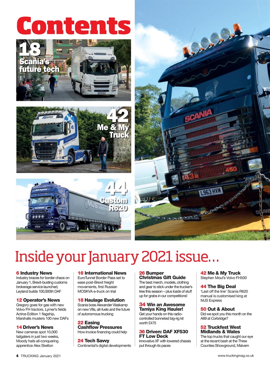 Trucking Magazine - January 2021 Back Issue