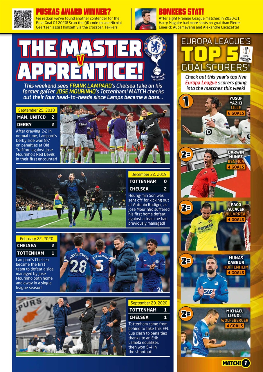 Match Magazine - 24 November 2020 Subscriptions | Pocketmags