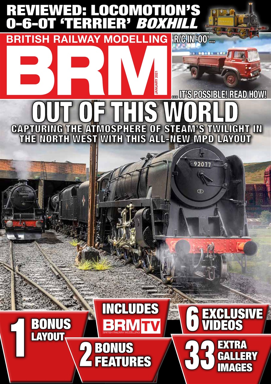 British Railway Modelling (BRM) Magazine - Jan 2021 Back Issue