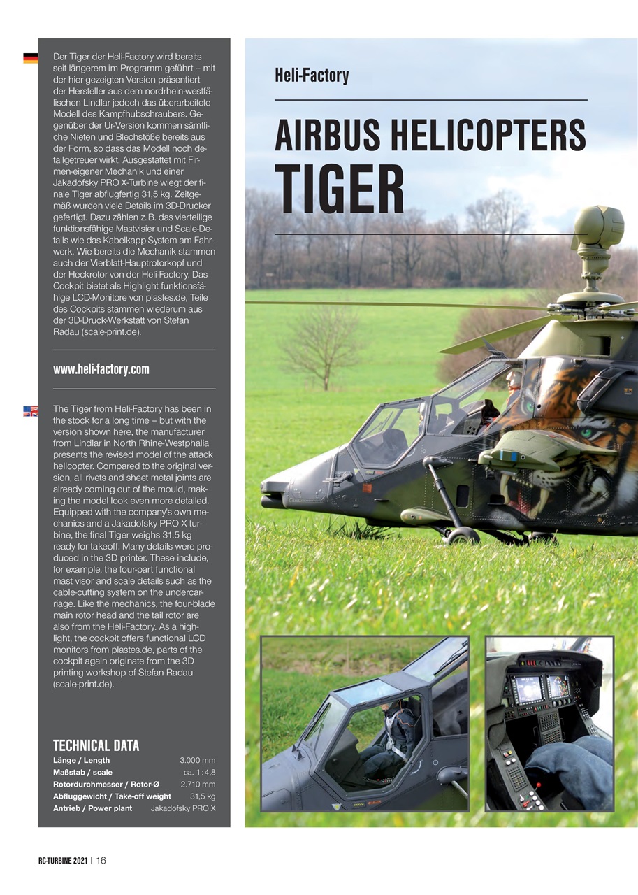 RC Turbine - Jets & Helicopter Magazine - RC Turbine 2021 Back Issue