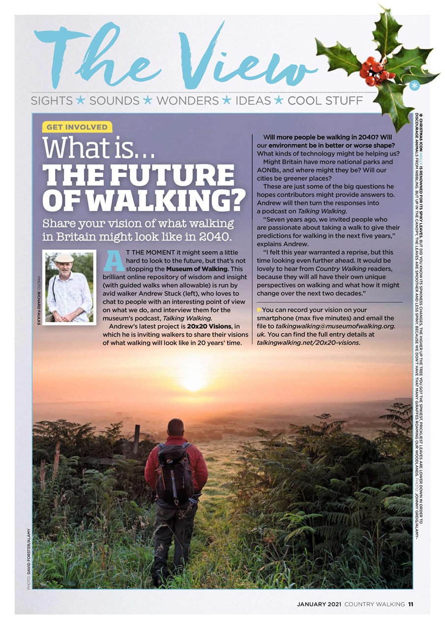 Country Walking Magazine - January 2021 Back Issue