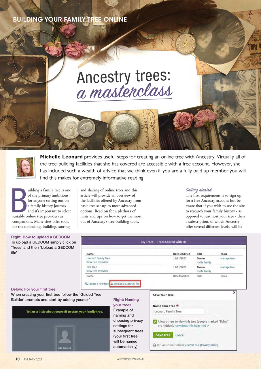 Family Tree Magazine - Family Tree January 2021 Subscriptions | Pocketmags