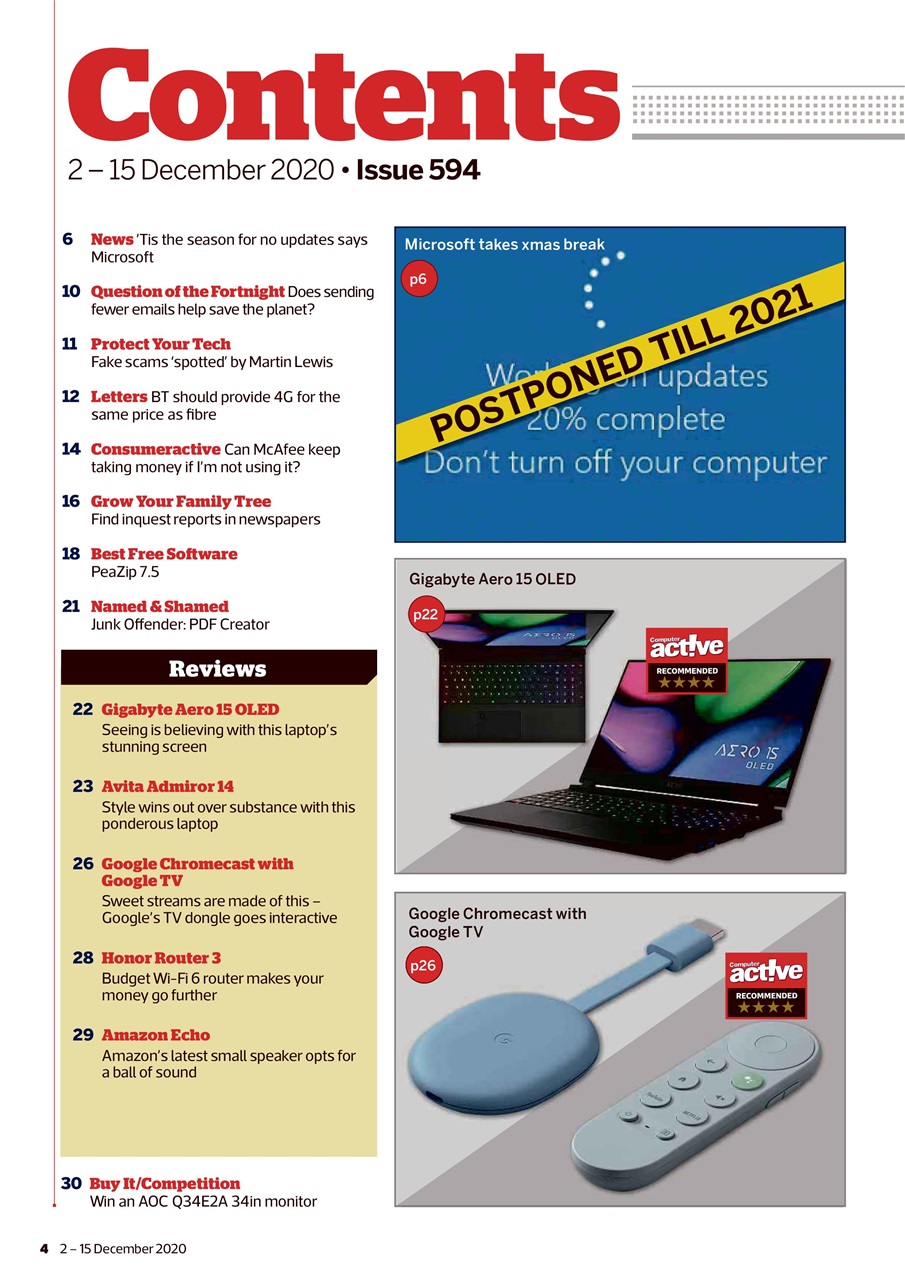 Computer Active Magazine - No.594 Back Issue