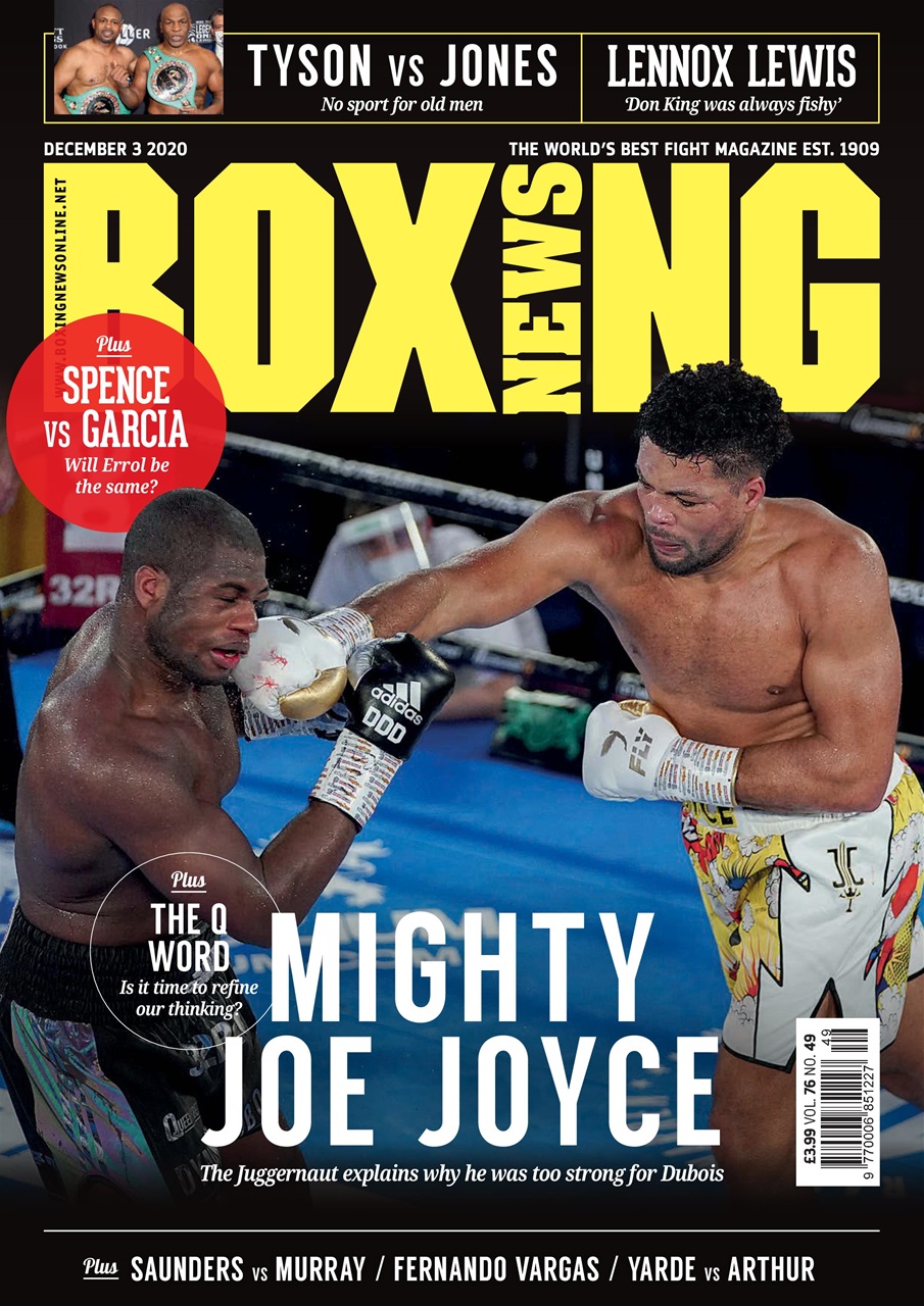 Boxing News Magazine - 3-Dec 2020 Back Issue