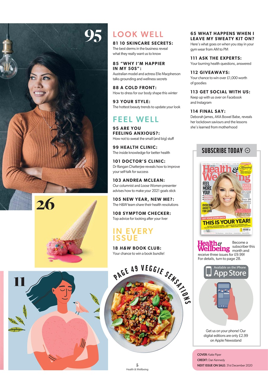 Health & Wellbeing Magazine - Jan-21 Subscriptions | Pocketmags