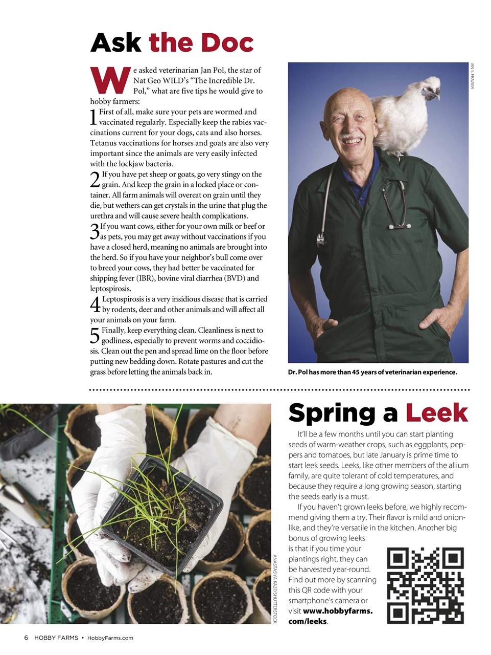 Hobby Farms Magazine - Jan/Feb 2021 Subscriptions | Pocketmags