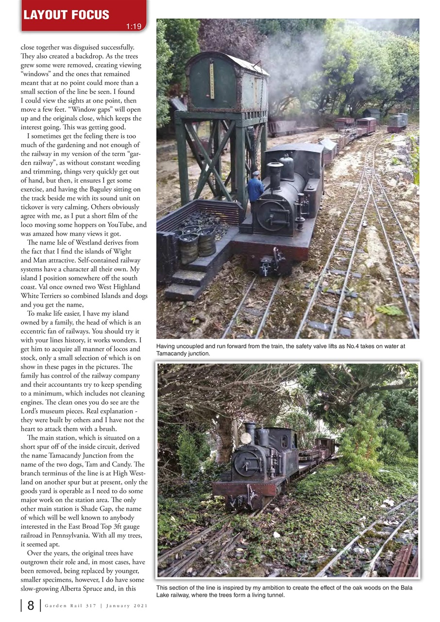 Garden Rail Magazine - Jan 2021 Back Issue