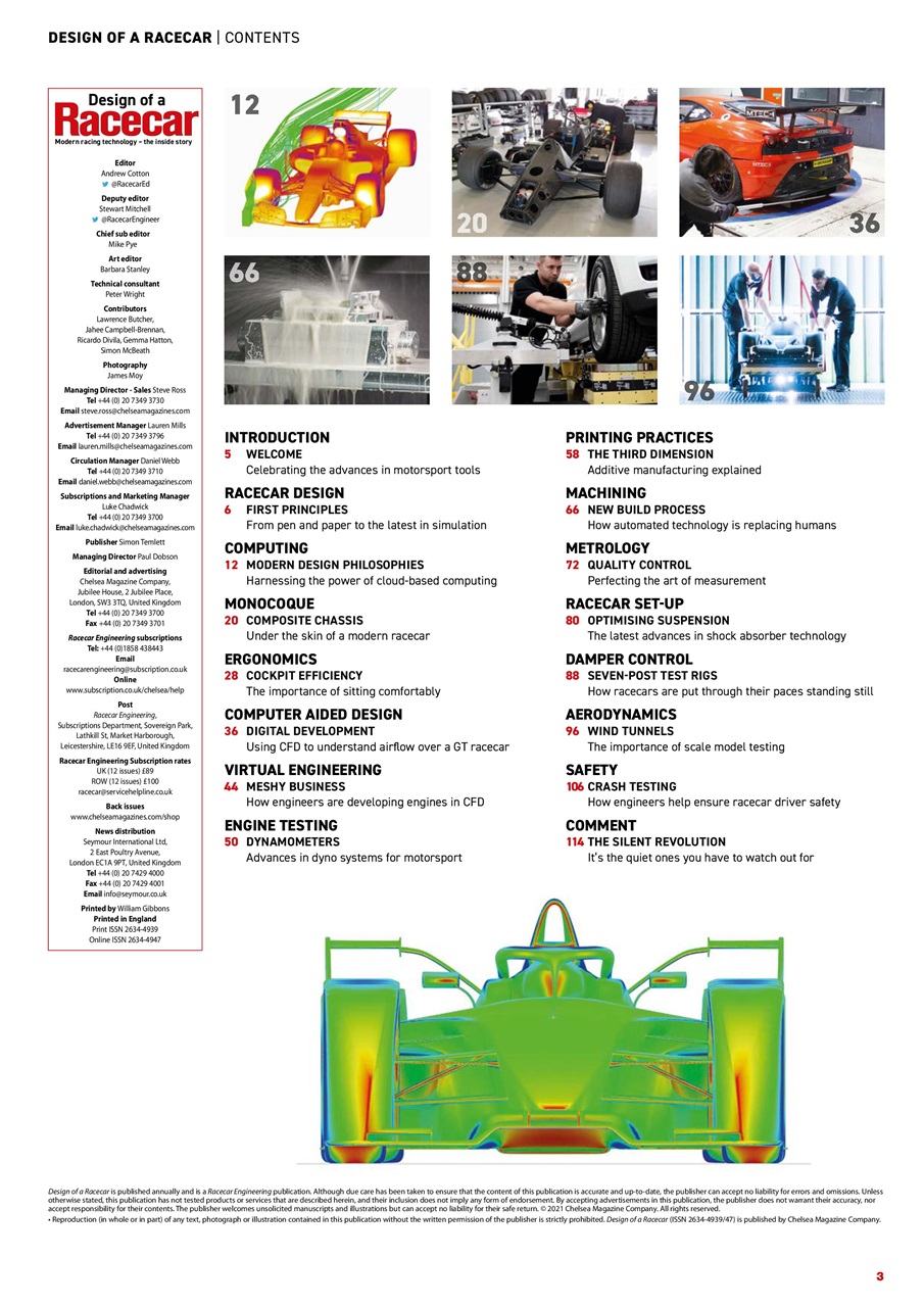 Racecar Engineering Magazine - Design of a Racecar Special Issue