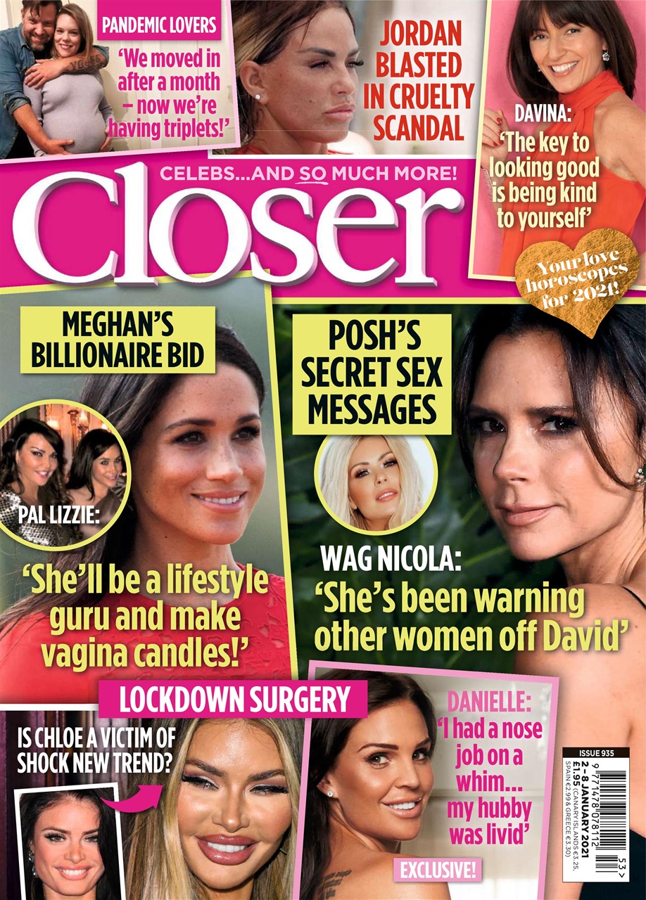 Closer Magazine - Issue 935 Subscriptions | Pocketmags