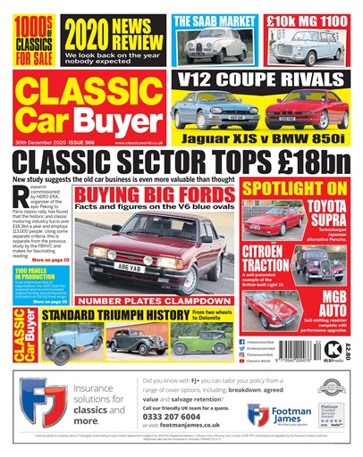 Classic Car Buyer Magazine - 566 December 30 2020 Back Issue