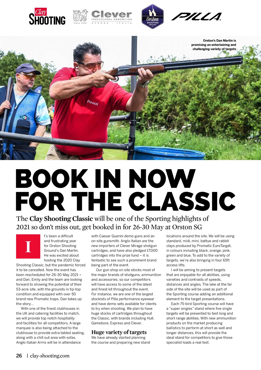 Clay Shooting Magazine - February 2021 Back Issue