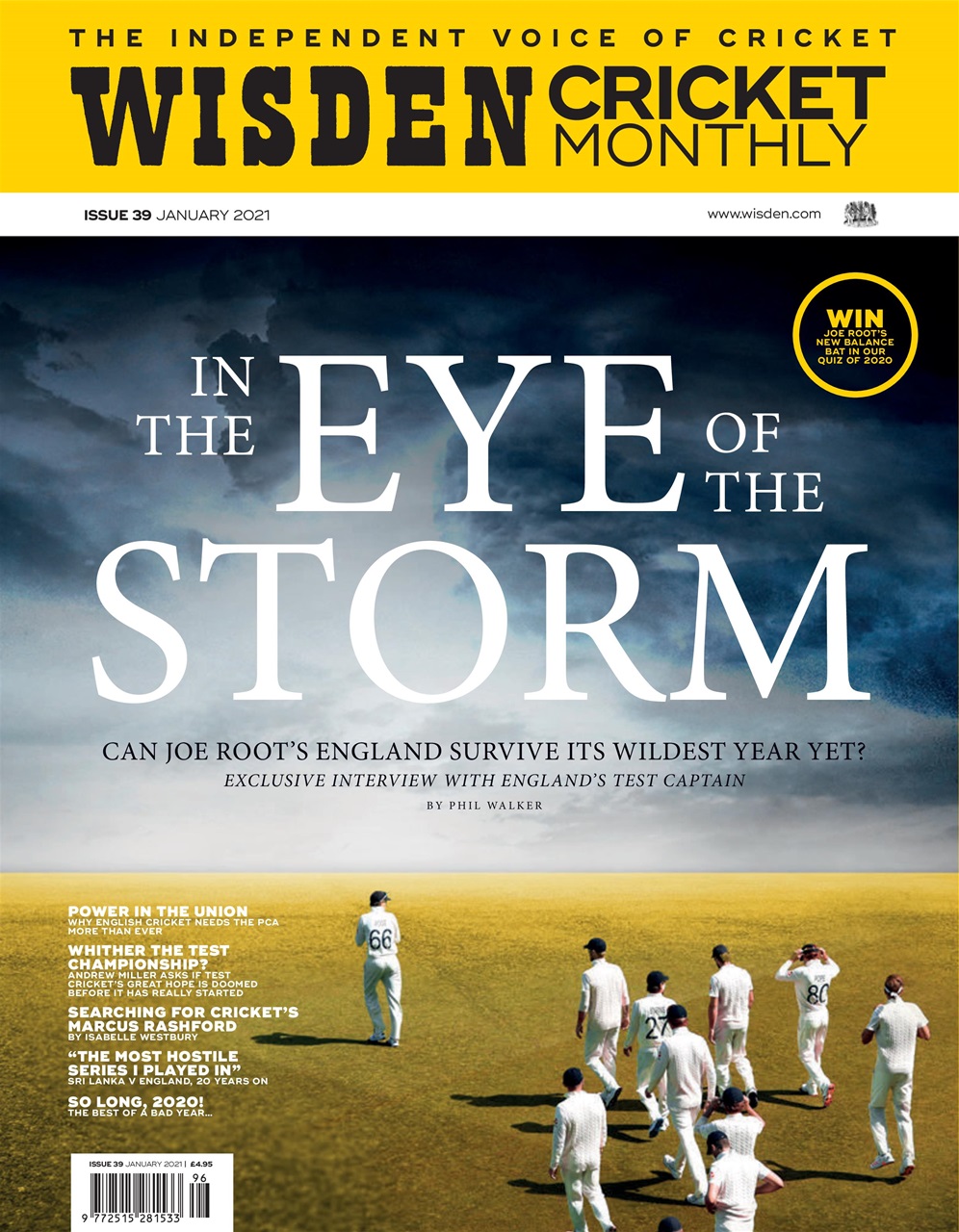 Wisden Cricket Monthly Magazine - January 2021 Back Issue
