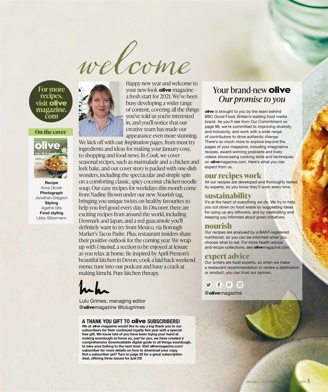 Olive Magazine - Jan-21 Special Issue