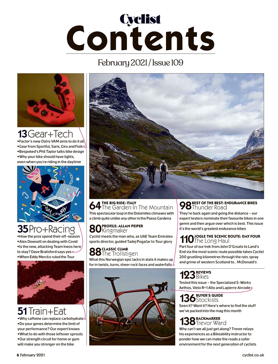 Cyclist Magazine - February 2021 Back Issue