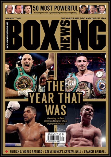Boxing News Magazine - January 7 2021 Back Issue