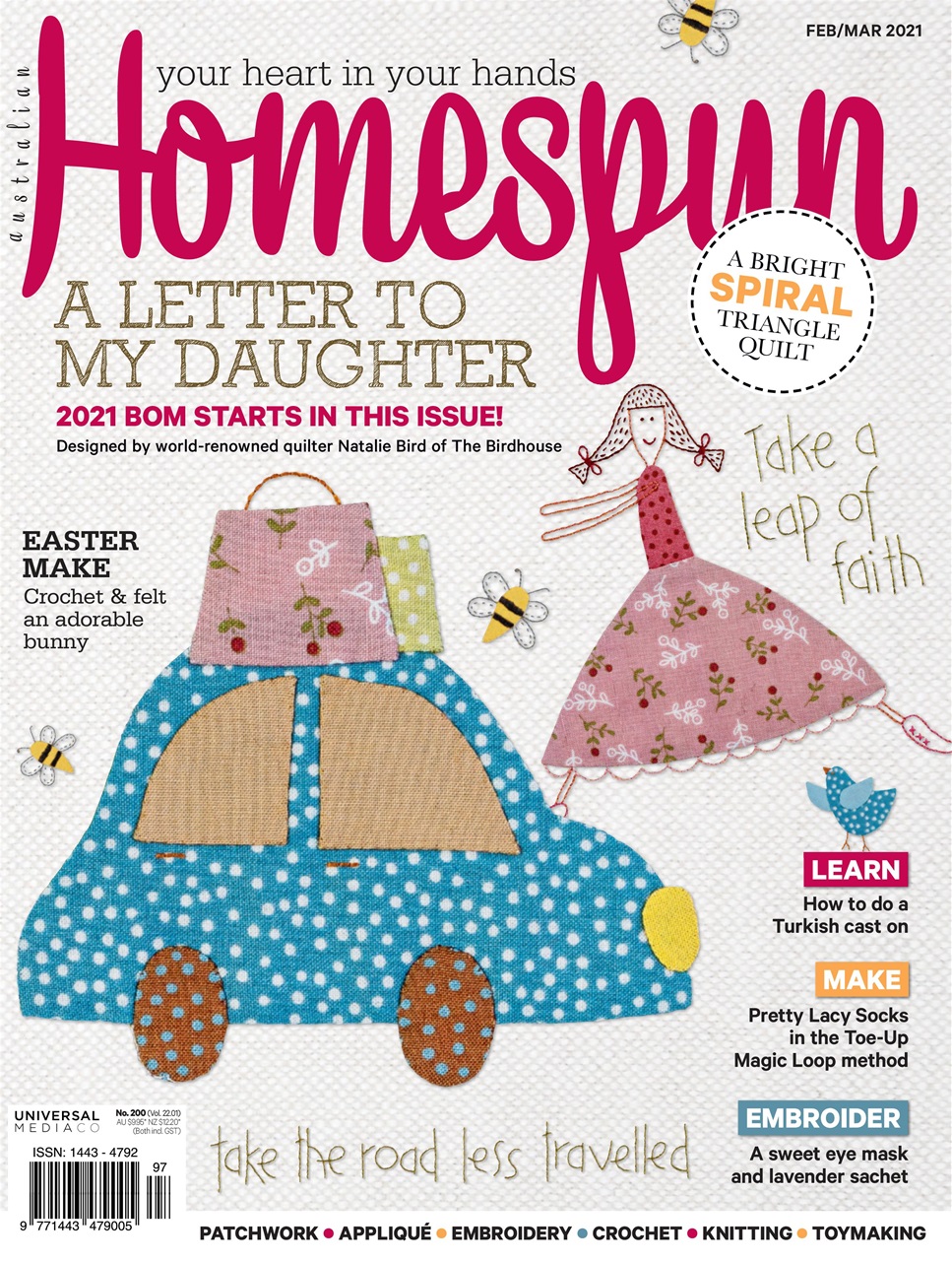 Homespun Magazine - FREE Sample Issue Special Issue