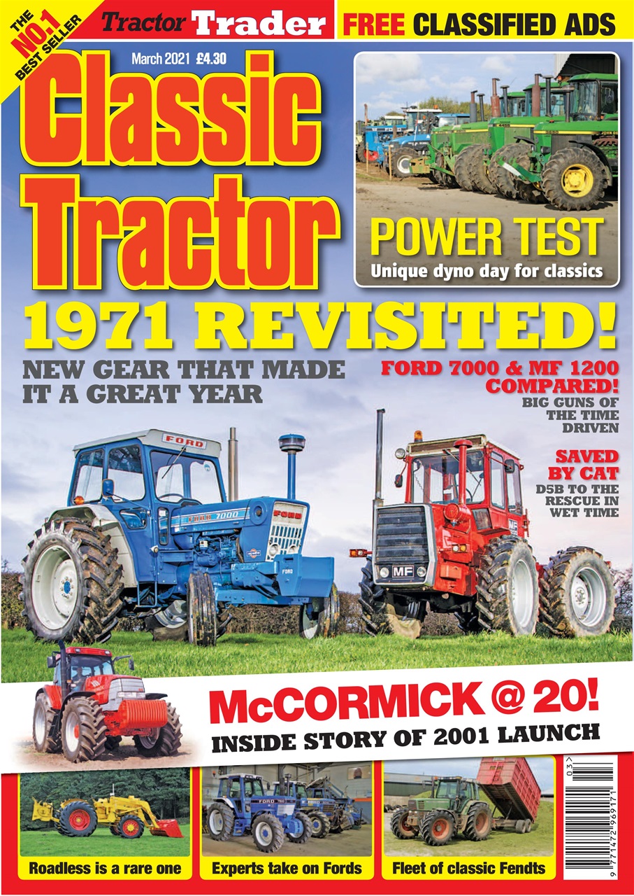 Classic Tractor Magazine - March 2021 Subscriptions | Pocketmags