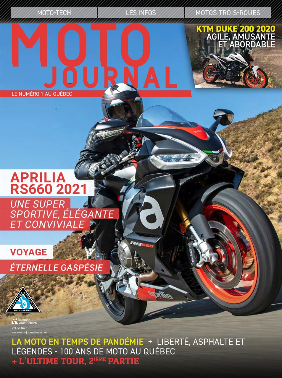 Moto Journal Magazine - Vol 50 No.1 Subscriptions | Pocketmags