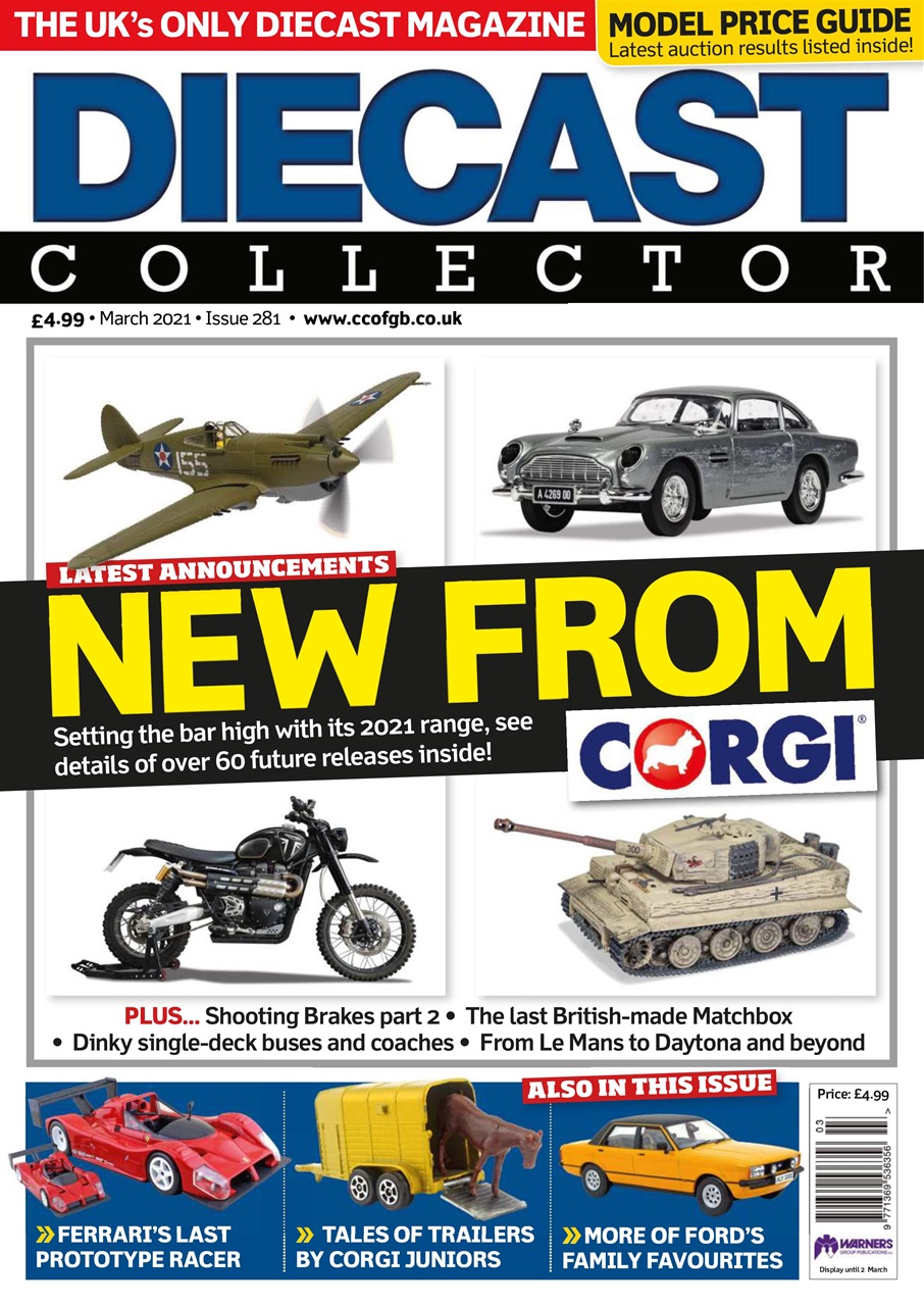 Diecast Collector Magazine - March 2021 Back Issue