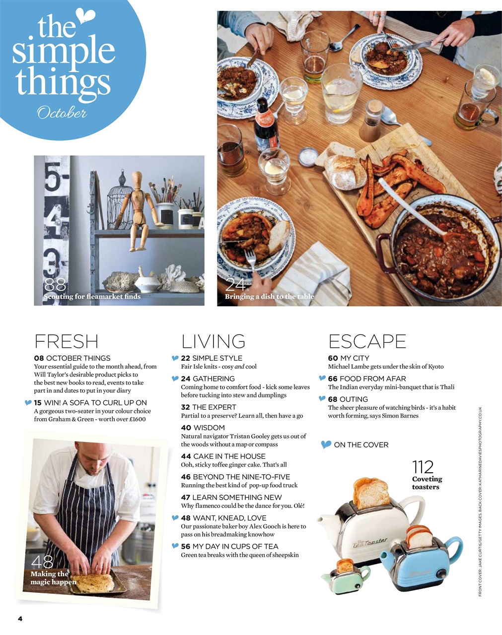 The Simple Things Magazine - October 2014 Edizione posteriore