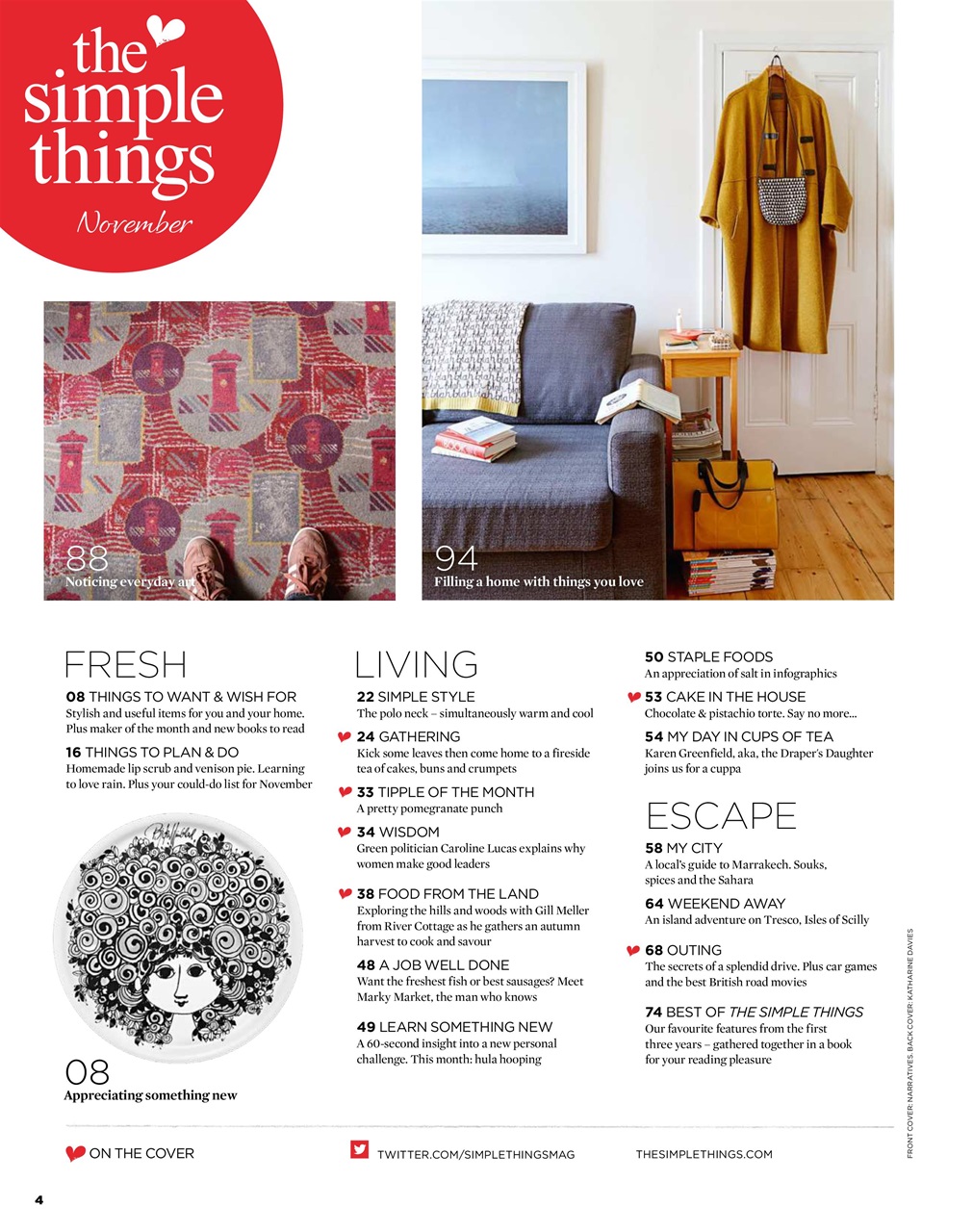 The Simple Things Magazine - November 2016 Back Issue
