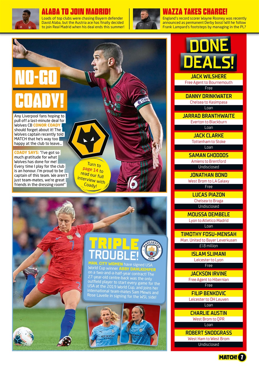 Match Magazine - 26 jan 21 Back Issue