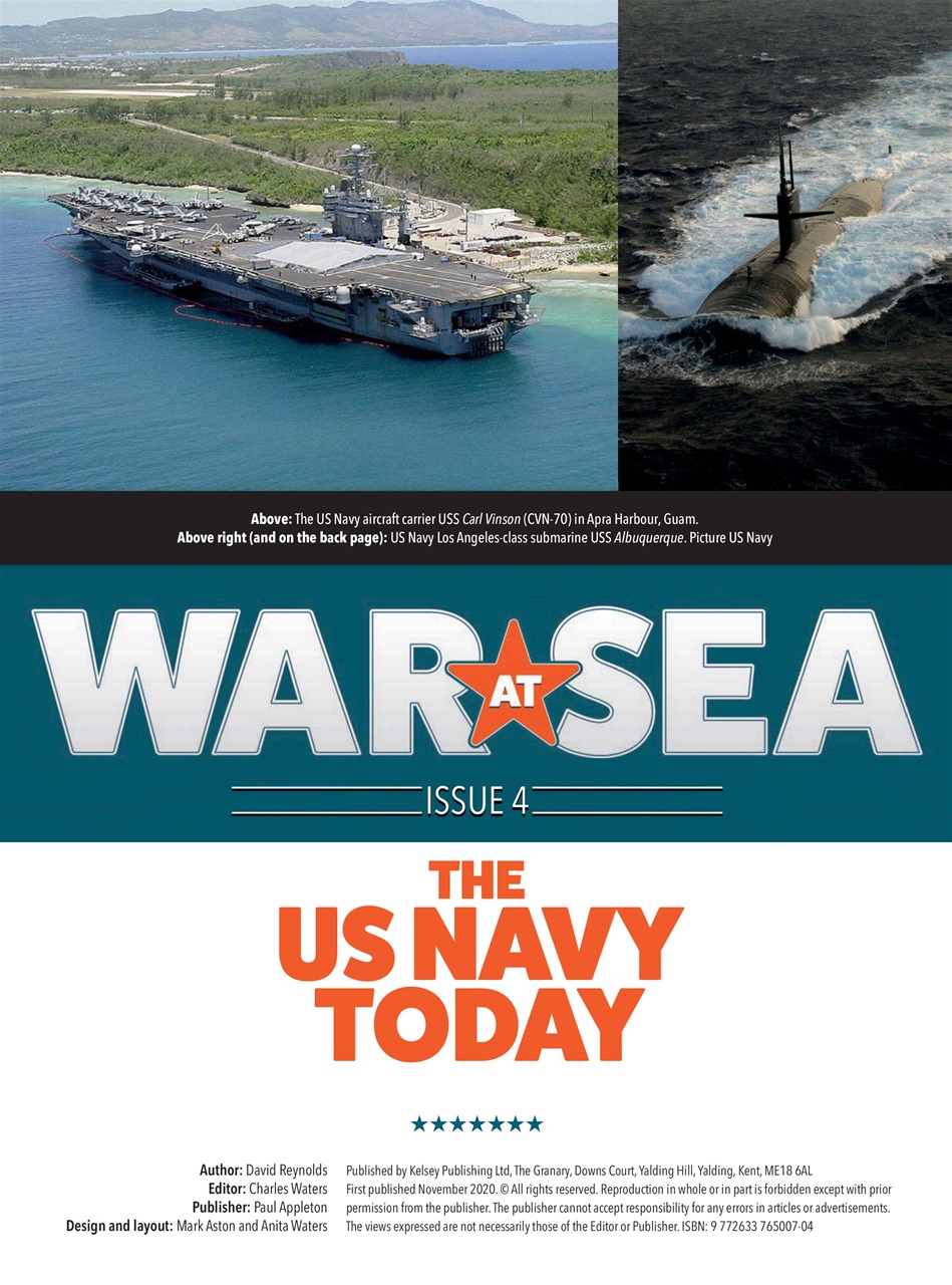 War at Sea Magazine - Issue 4 - The US Navy Today Back Issue