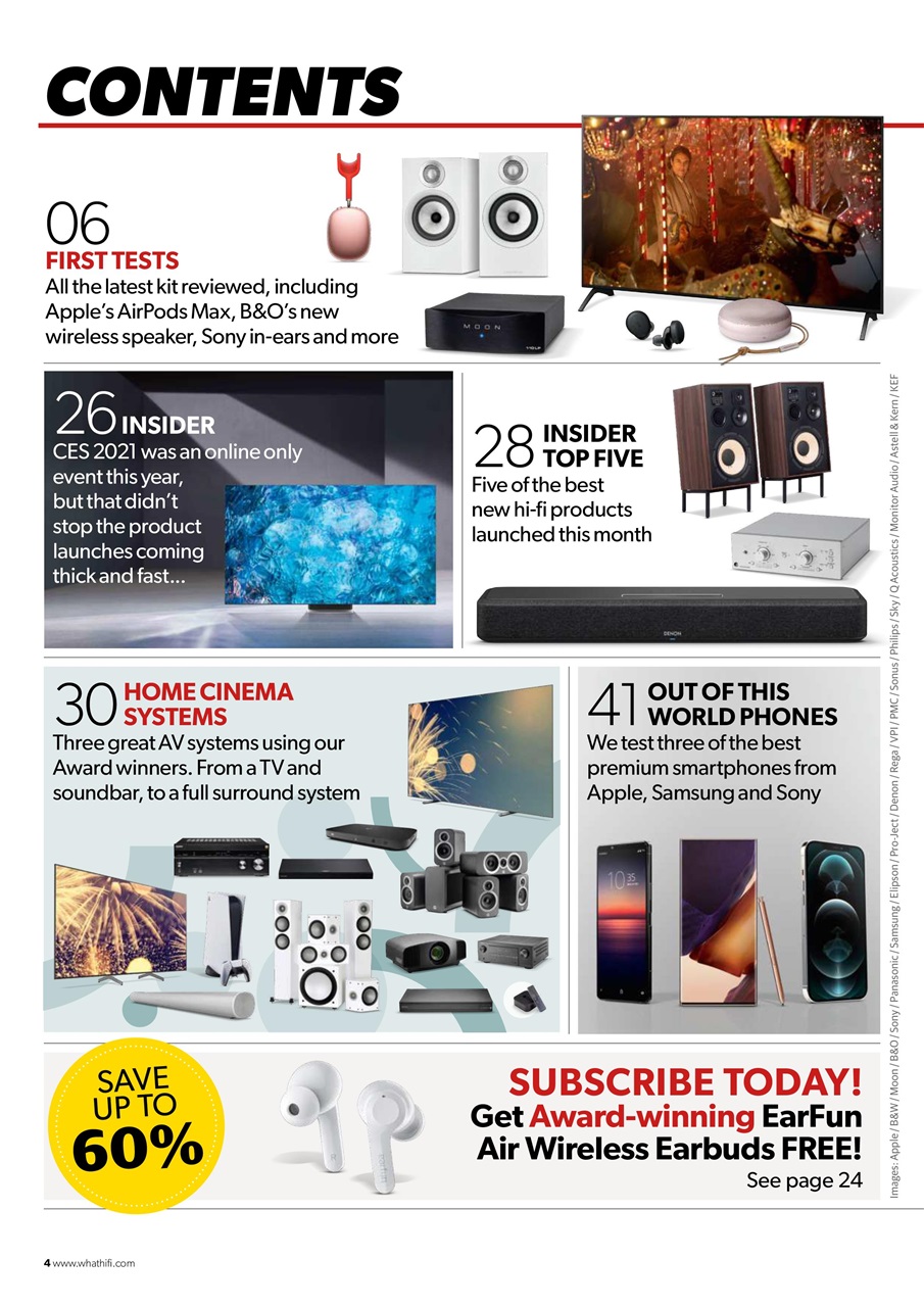 What HiFi Magazine - March 2021 Subscriptions | Pocketmags