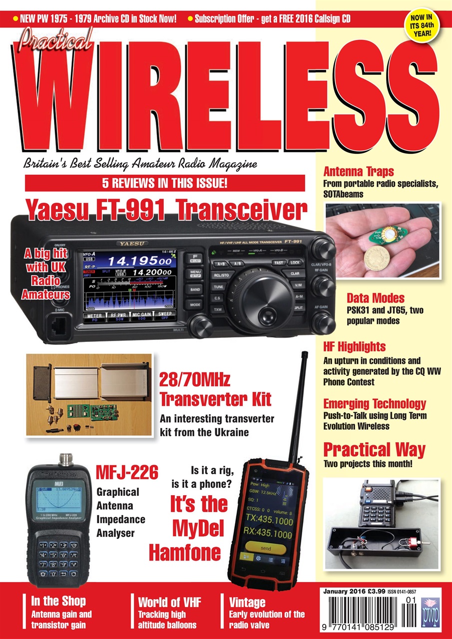 Practical Wireless Magazine - January 2016 Back Issue