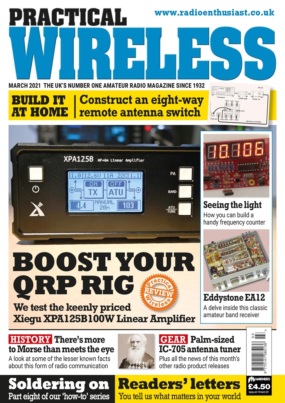 Practical Wireless Magazine - March 2021 Subscriptions | Pocketmags