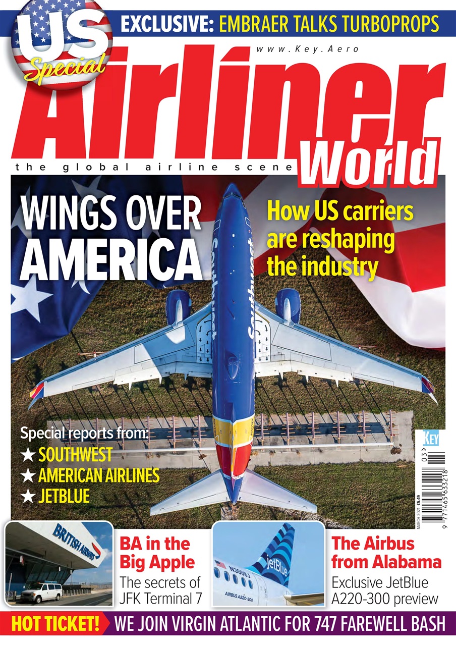 Airliner World Magazine - March 2021 Subscriptions | Pocketmags