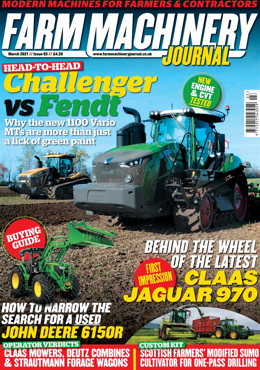 Farm Machinery Journal Magazine - March 2021 Back Issue