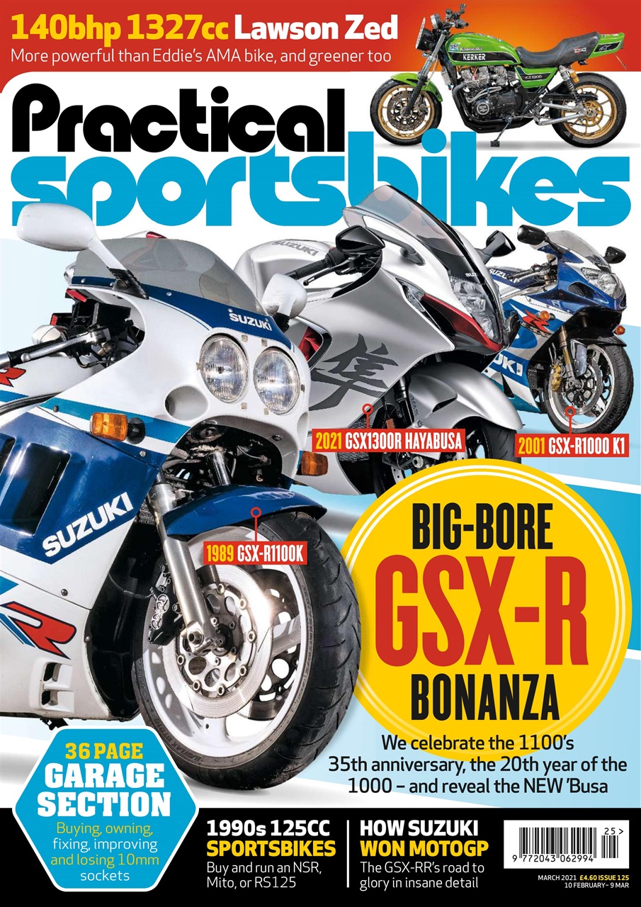 Practical Sportsbikes Magazine - March 2021 Back Issue