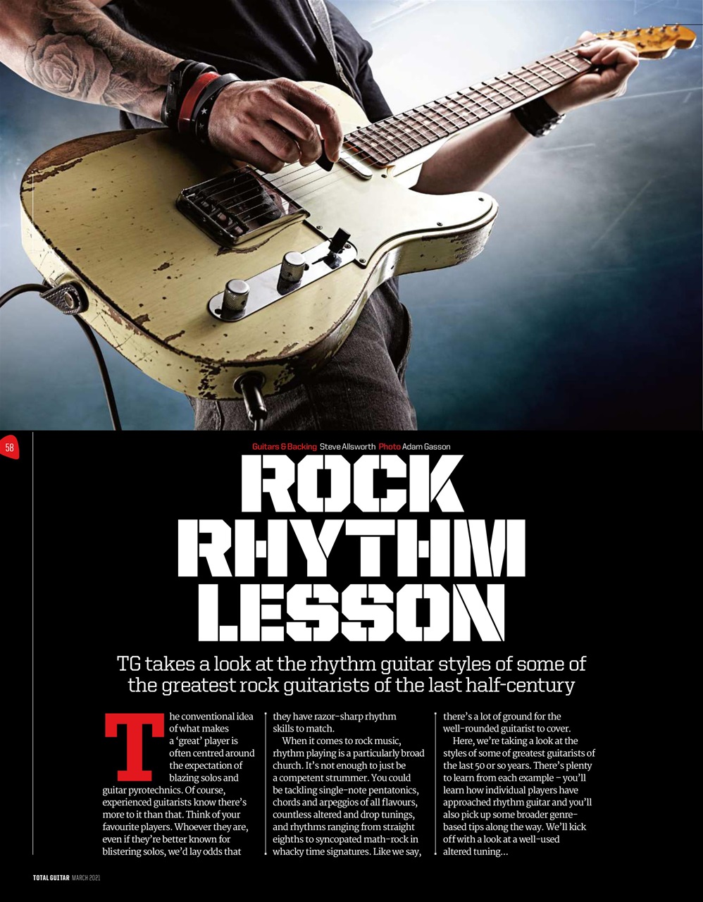 Total Guitar Magazine - March 2021 Back Issue