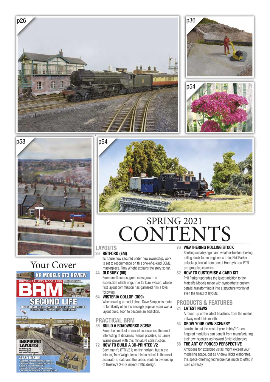 British Railway Modelling (BRM) Magazine - Spring 2021 Back Issue