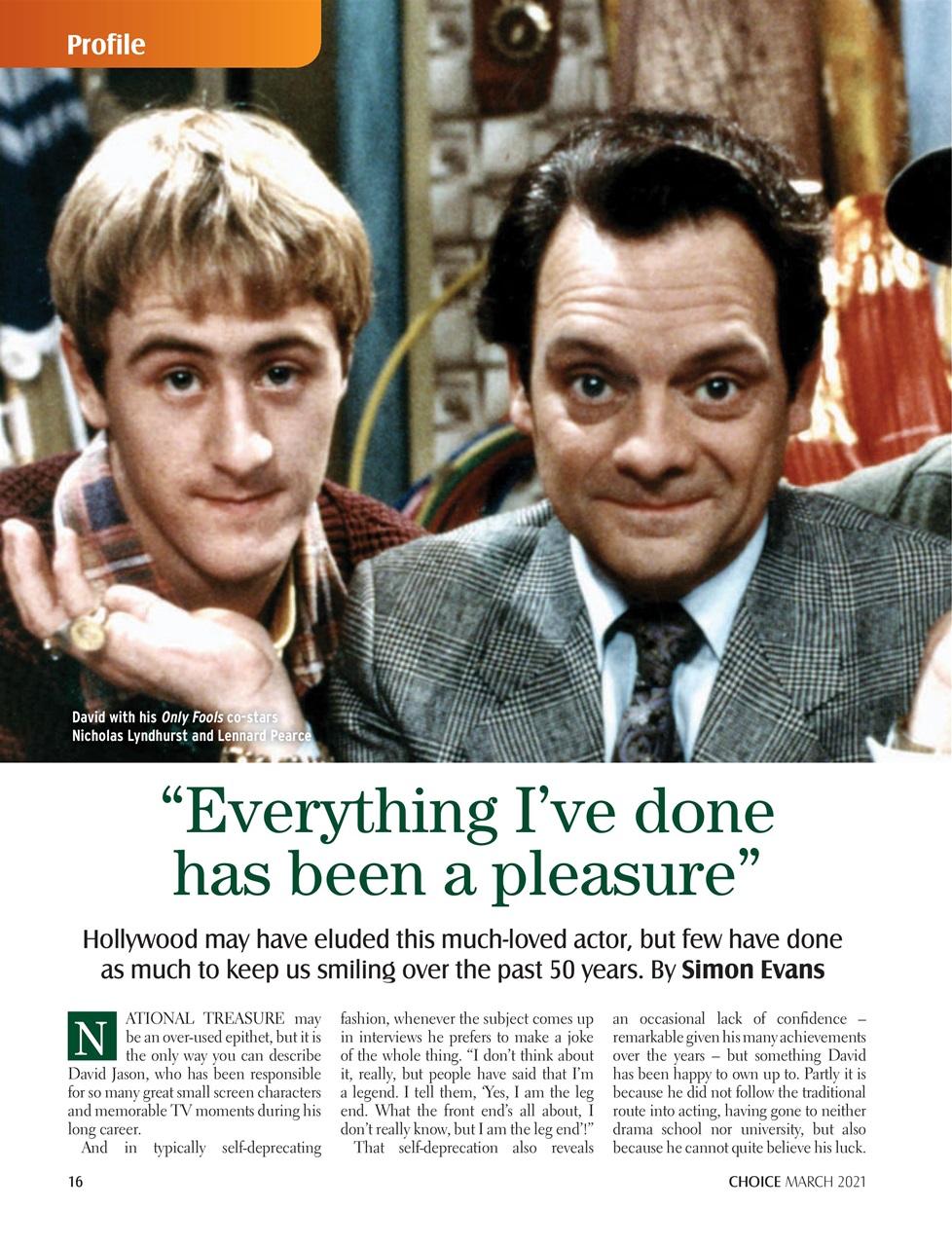 Choice Magazine - March 2021 Back Issue