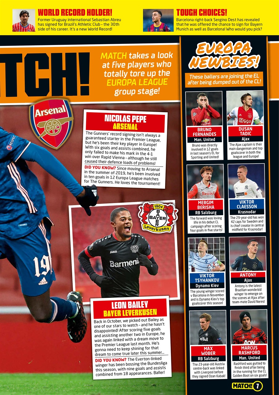 Match Magazine - 16 Feb 21 Back Issue