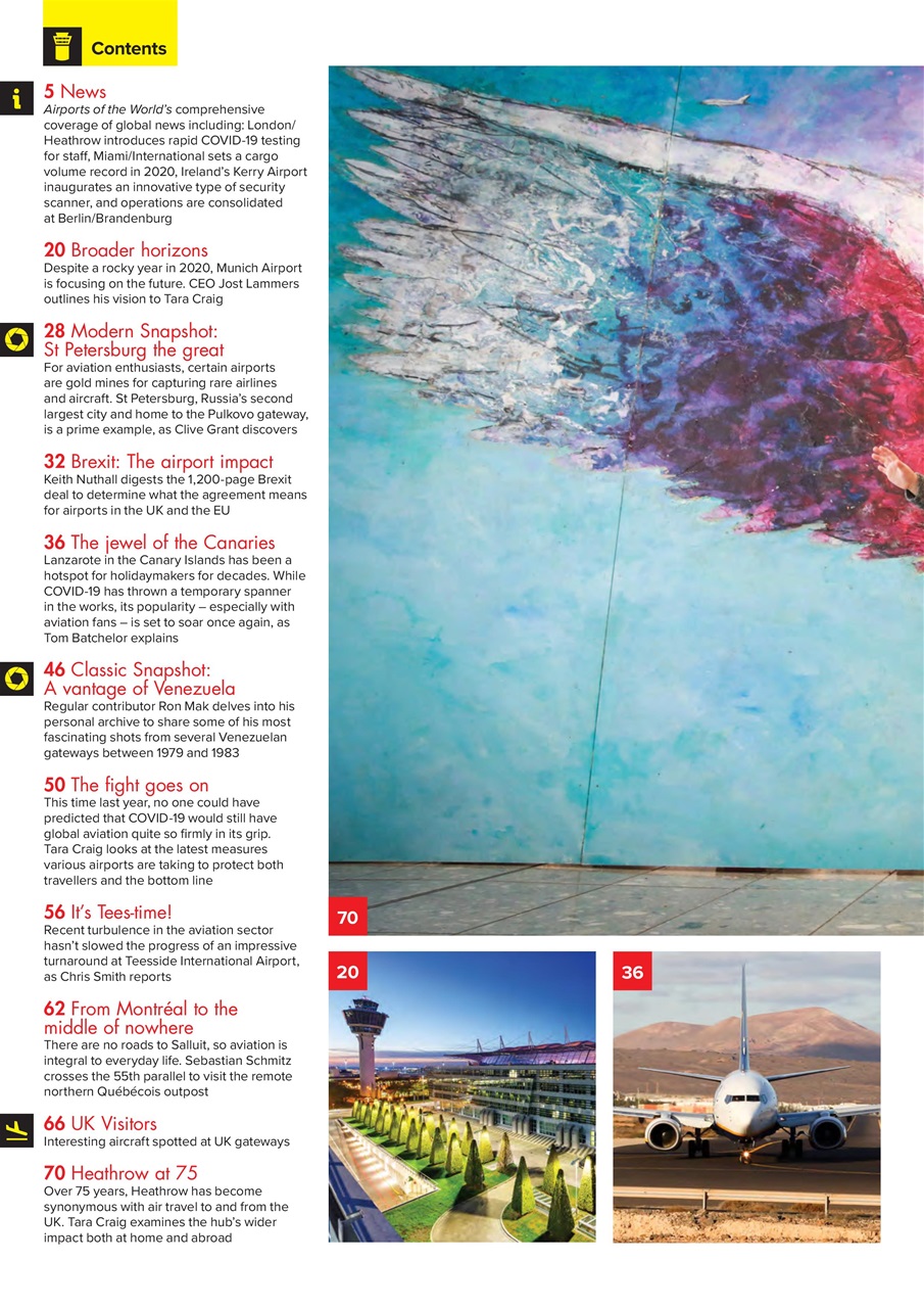 Airports of the World Magazine - March-April 2021 Back Issue