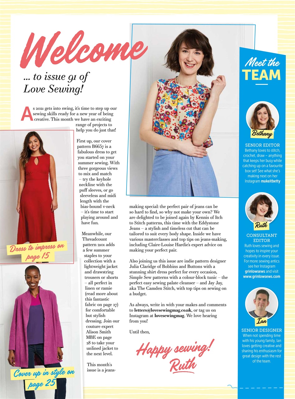 Love Sewing Magazine - Love Sewing 91 Back Issue