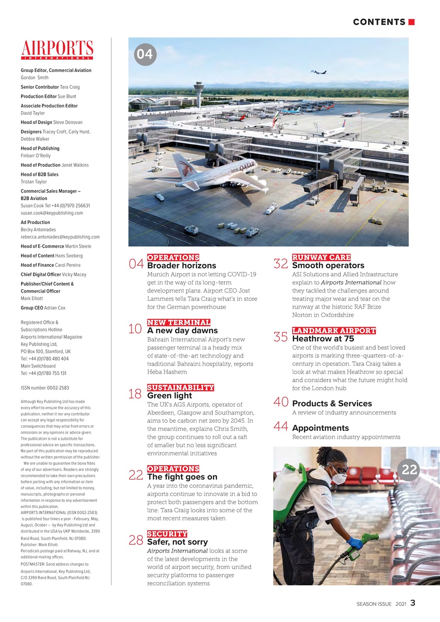 Airports International Magazine - Issue 1 2021 Back Issue